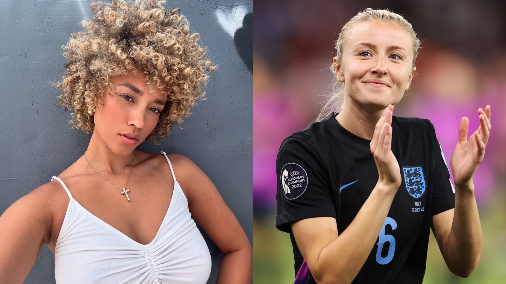 Leah Williamson’s underwear campaign gets girlfriend Elle Smith hot under the collar - with ...